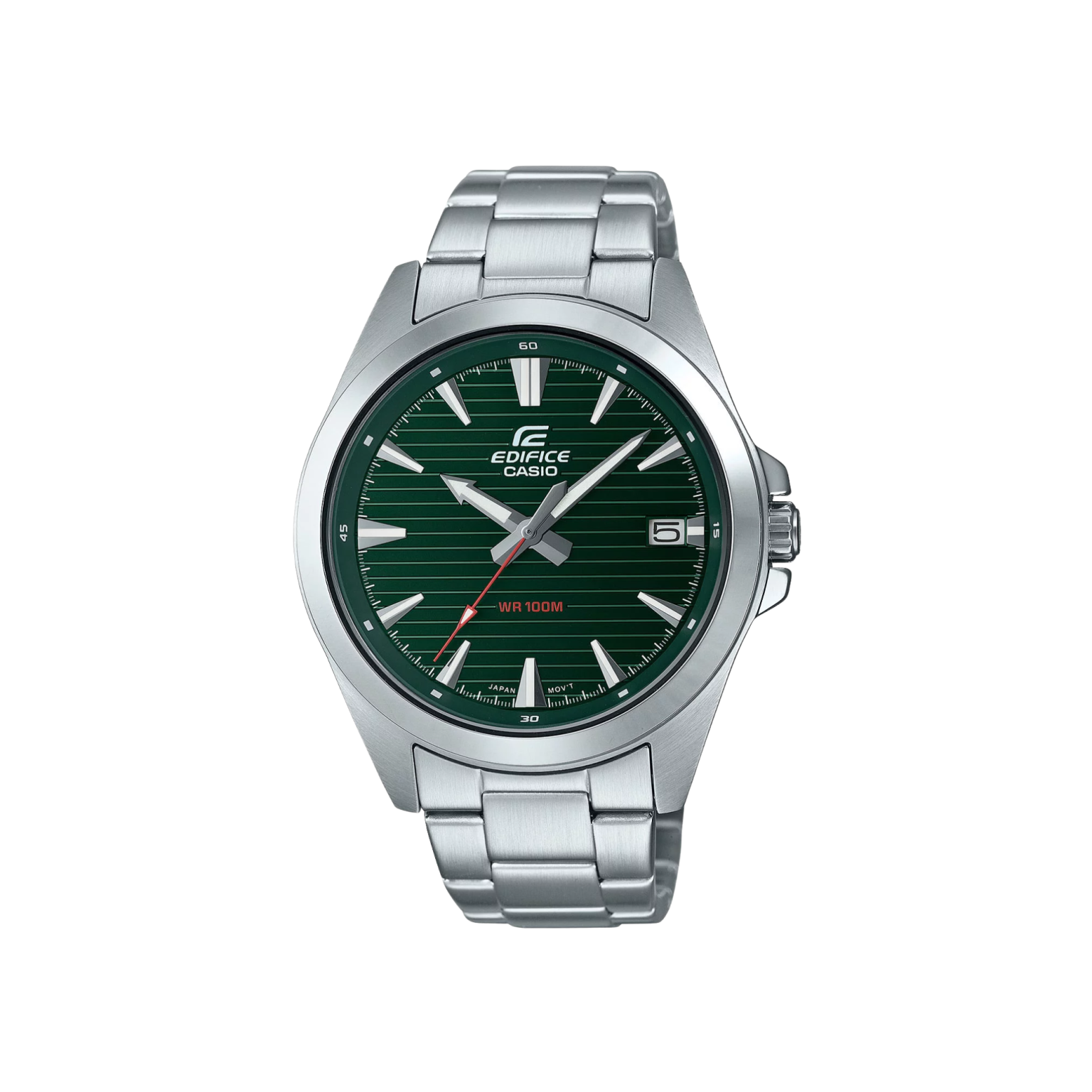 Reloj Casio Edifice EFV-140D-3A Verde Acero Elegante Hombre - Casio Perú