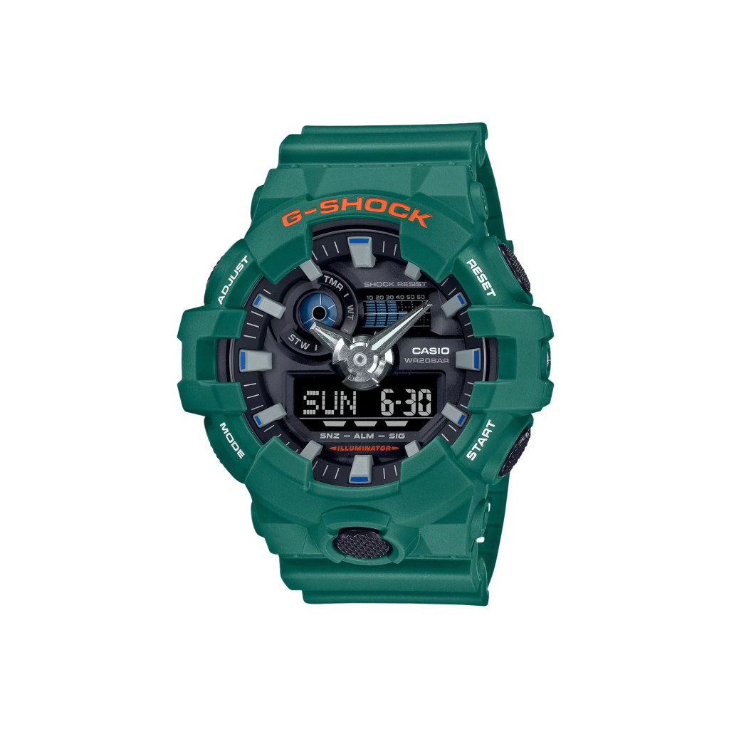 G-Shock GA-700SC-3A – Reloj Deportivo Verde Aqua Con Resistencia ...