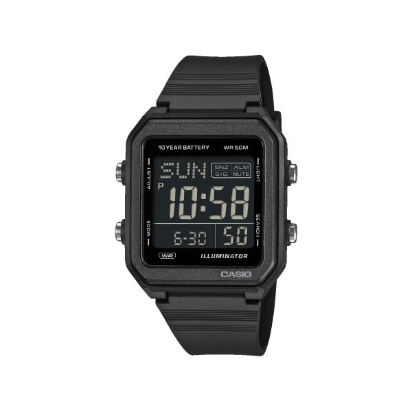 W-221H-1BVDF Reloj Casio Digital Hombre Negro Gris